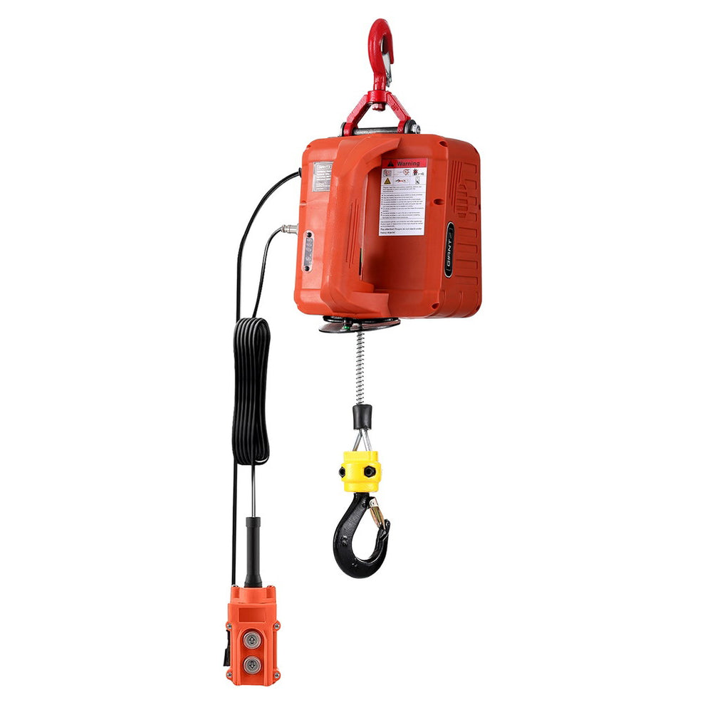 Giantz Electric Hoist Winch 500KG Wired/Wireless Remote Control | Toolbarn