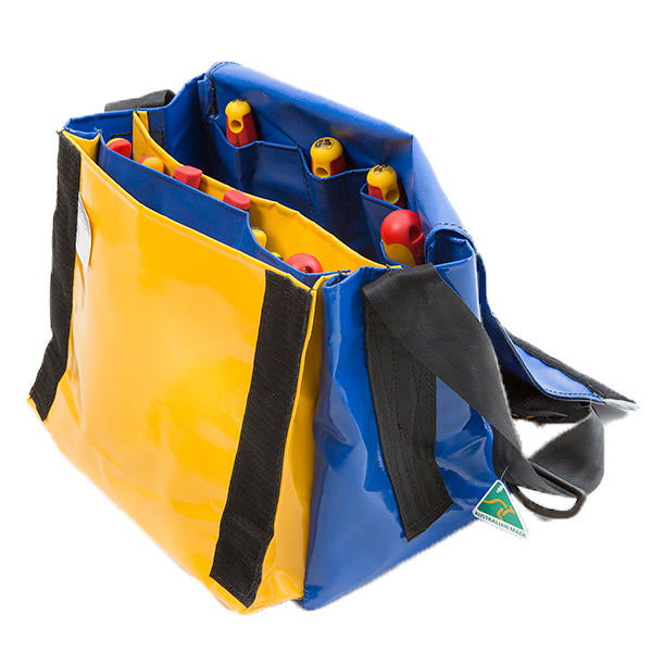 Heavy Duty Vinyl Toolbag Tradie Construction DIY Tools Bag Carrier Tra ...